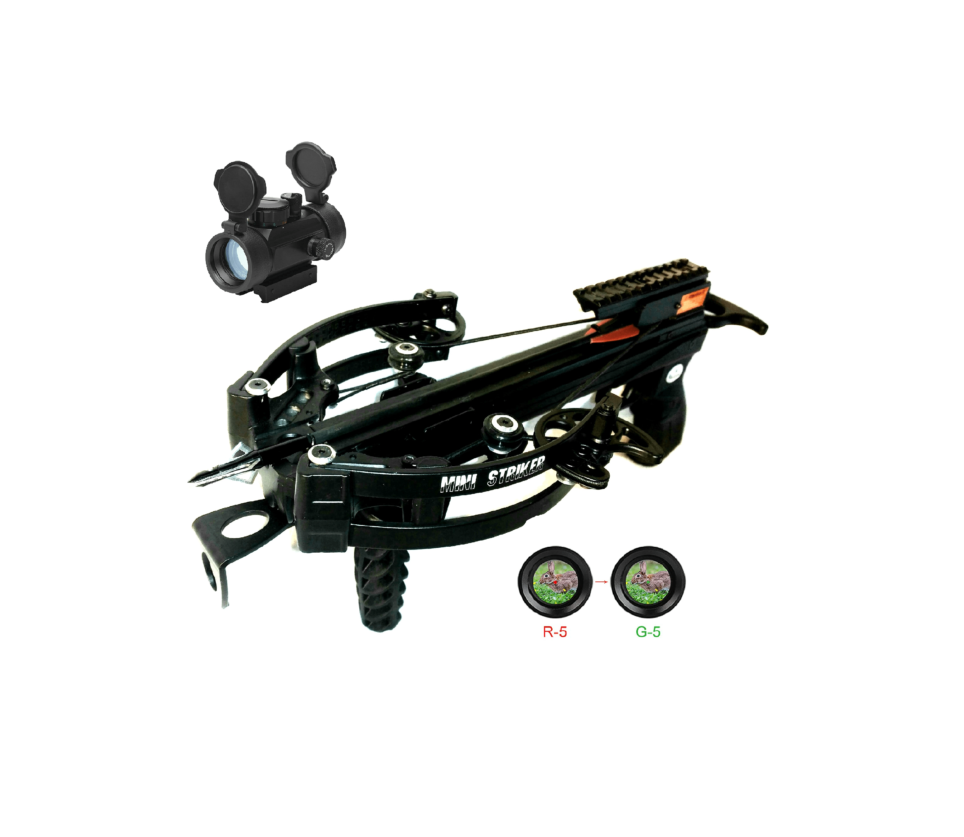 Red Dot Sight Reflex Rifle Scope 30mm for mini Striker crossbows
