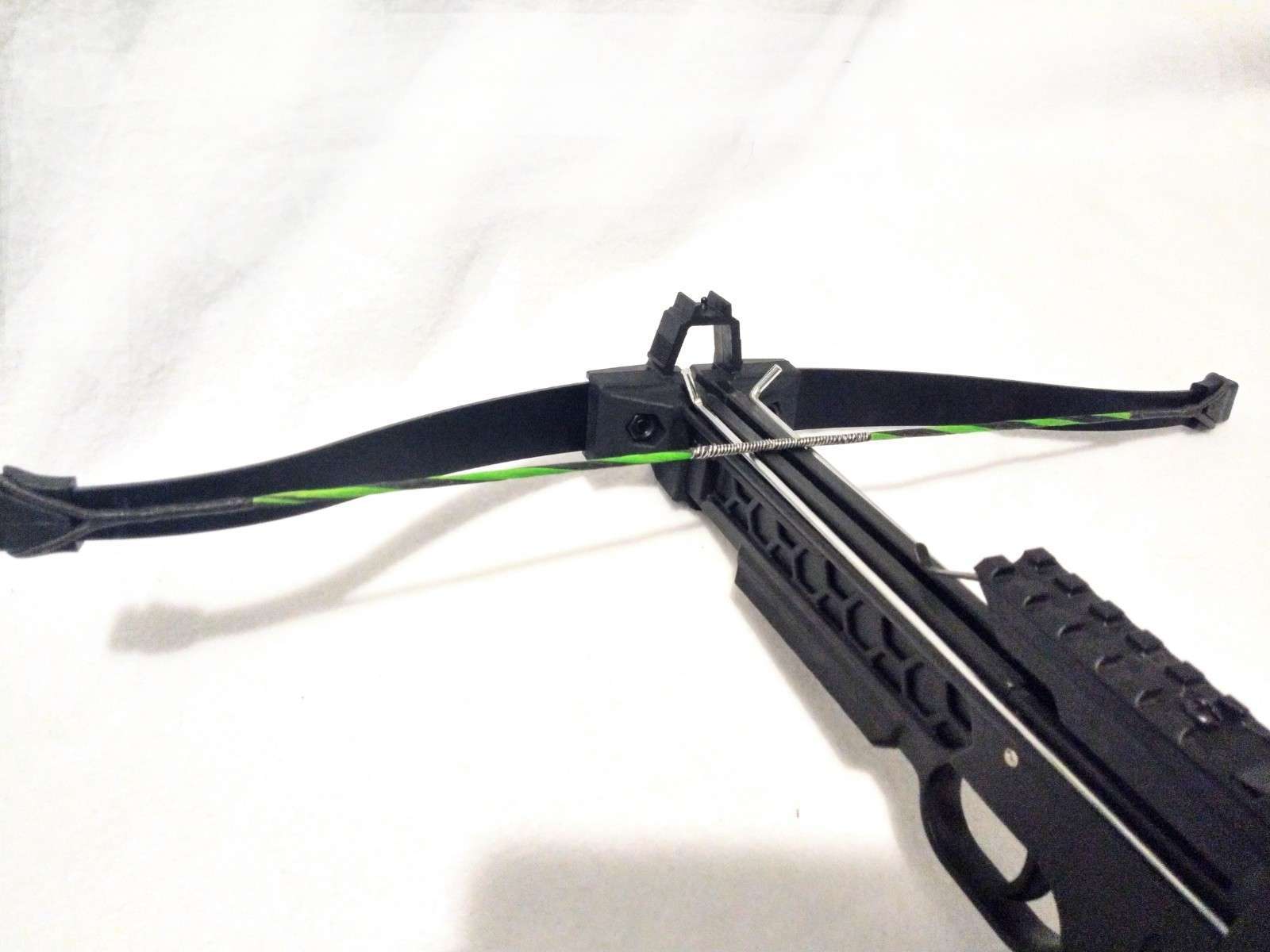 80 lbs Mongoose crossbow with upper and lower picatinny rails (22mm)