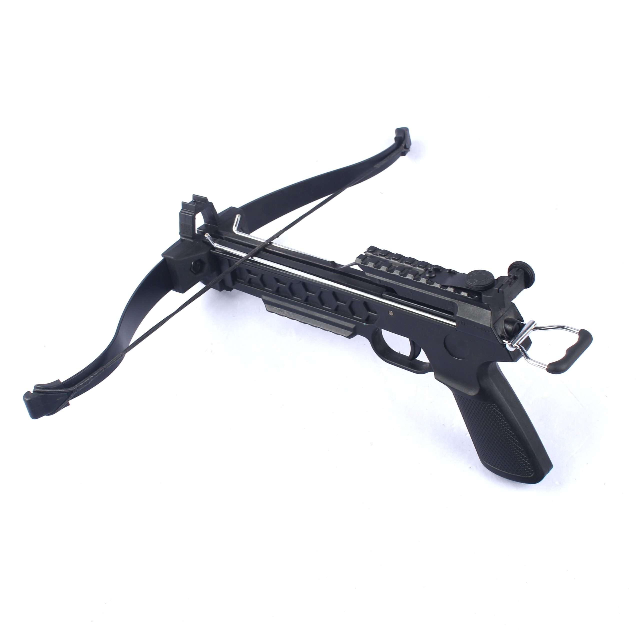 80 lbs Mongoose crossbow with upper and lower picatinny rails (22mm)