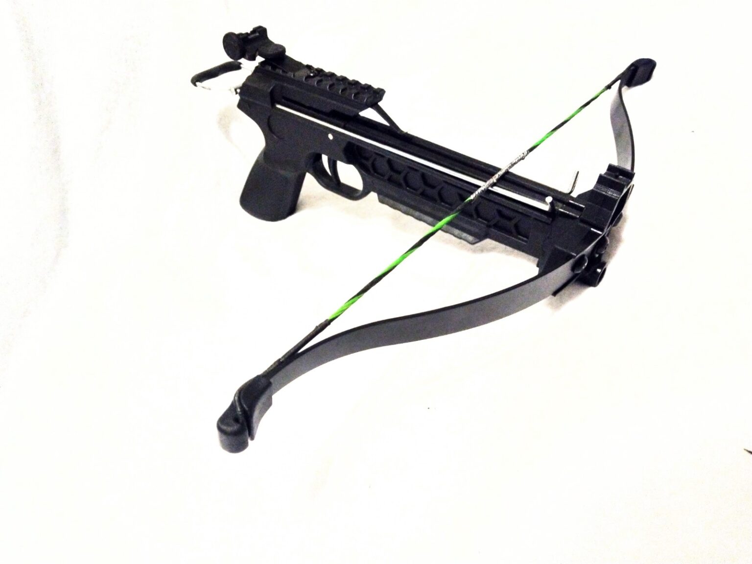 80 lbs Mongoose crossbow with upper and lower picatinny rails (22mm)