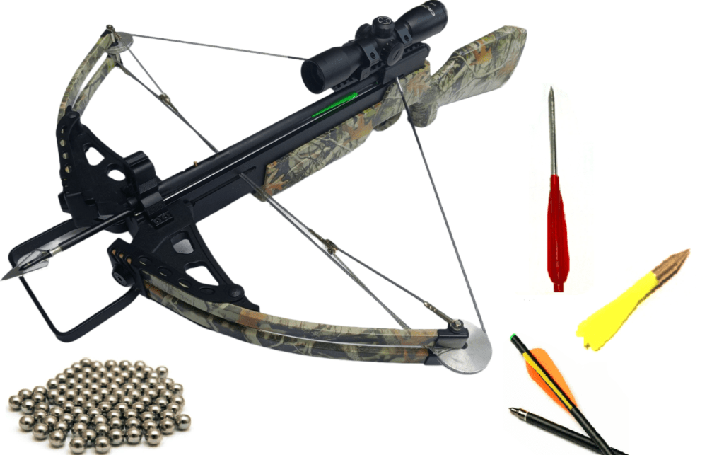 150lbs Goliath Steel Ball repeating Crossbow with Scope