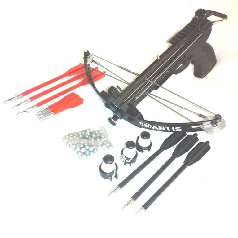 60 lbs Mantis Tactical Pistol Crossbow w/ 6mm Balls Magazine - William ...