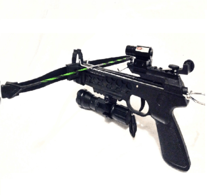 80 lbs Mongoose crossbow with upper and lower picatinny rails (22mm)